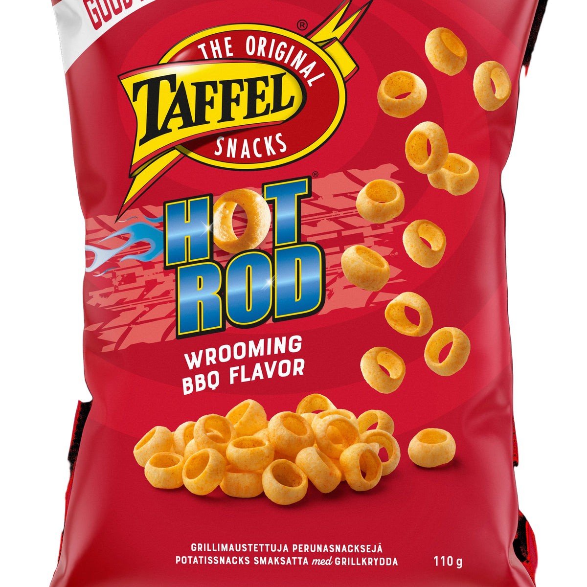 Taffel Hot Rod sipsi 110g – Suomikauppa.fi