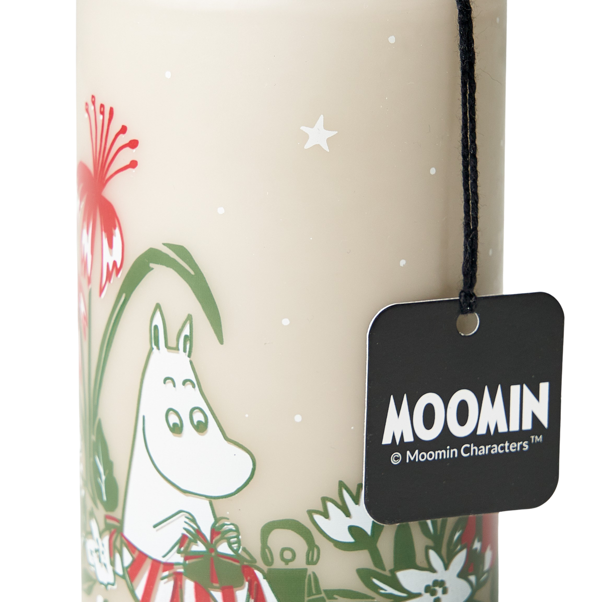 Moomin Misteli beige pillar candle 1pcs/7x12cm – Suomikauppa.fi