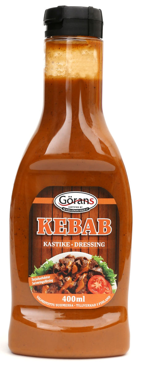 Görans kebab sauce 400ml – Suomikauppa.fi