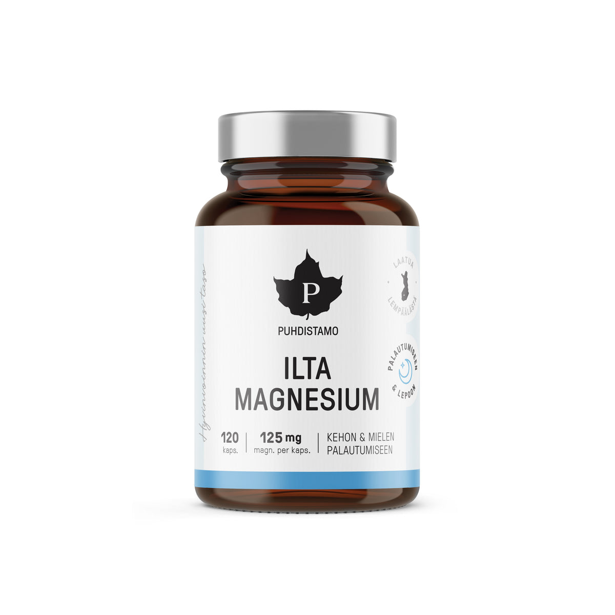 Puhdistamo Night Magnesium 120 capsules – Suomikauppa.fi