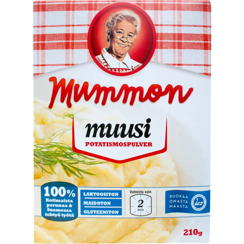 Mummon muusi 210g perunamuusijauhe – Suomikauppa.fi