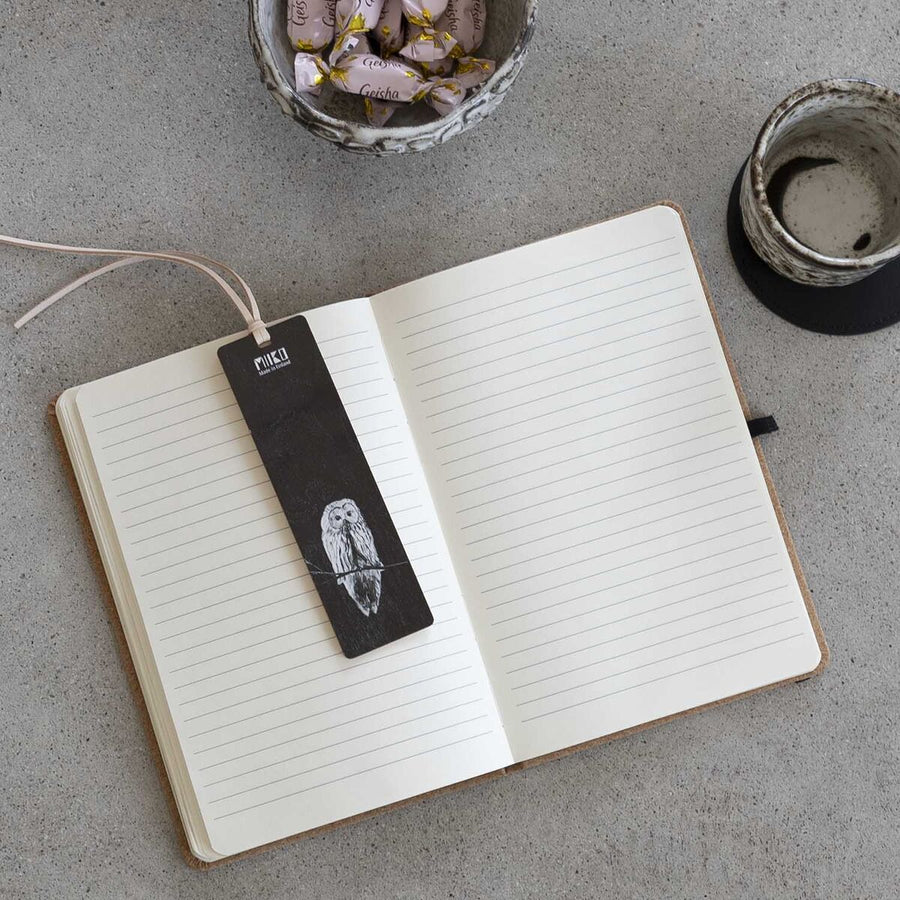 Miiko wooden bookmark, owl – Suomikauppa.fi