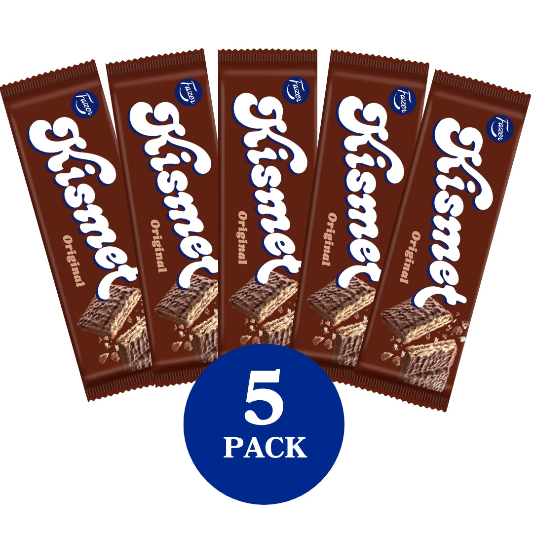 Fazer Kismet chocolate bar 55g 5-PACK – Suomikauppa.fi