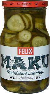 Felix Maku sliced cucumbers in pickle 560/300g – Suomikauppa.fi