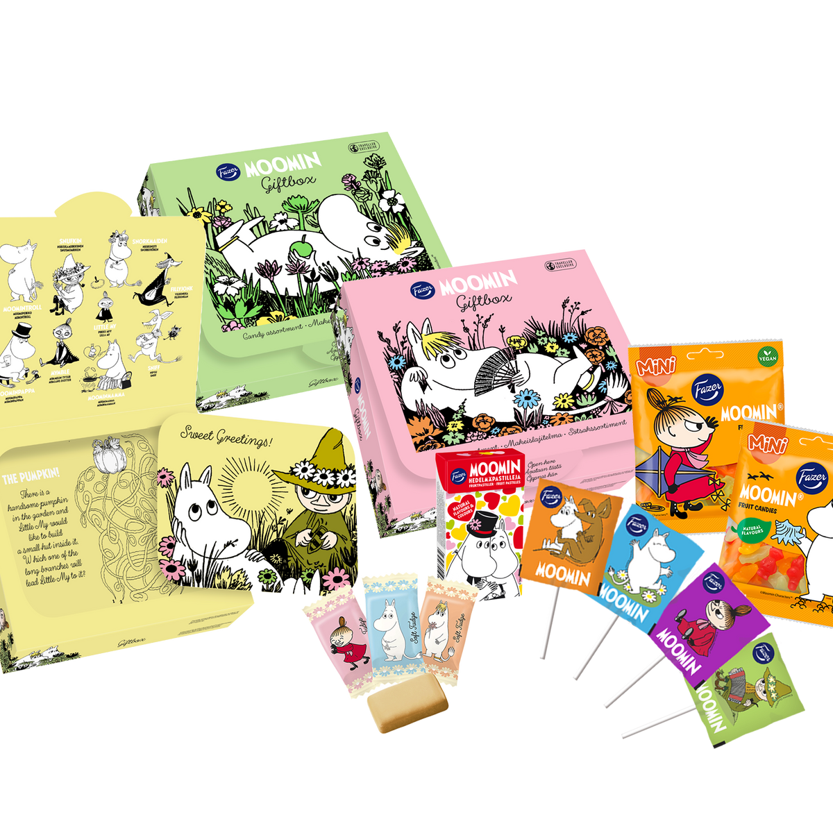 Fazer Moomin gift box 260 g – Suomikauppa.fi