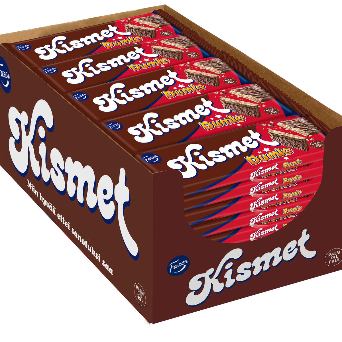 45 x Fazer Kismet Dumle bar 55g BOX – Suomikauppa.fi