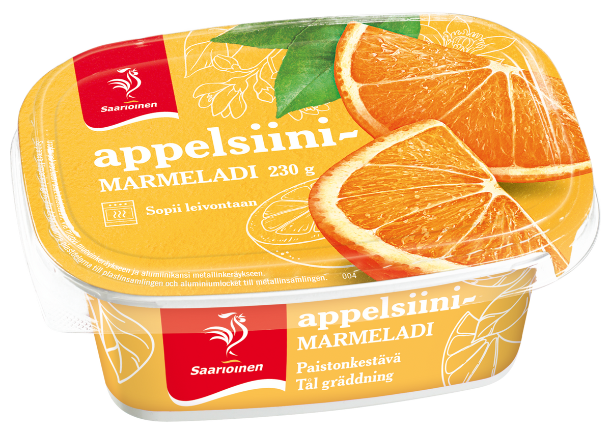 Saarioinen Appelsiinimarmeladi 230g – Suomikauppa.fi