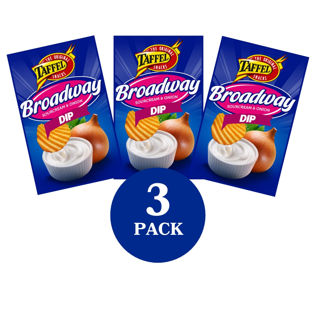 Taffel Broadway dip 18g 3-PACK – Suomikauppa.fi