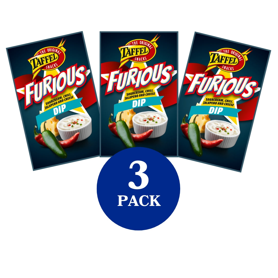 Taffel Furious dippimauste 16g 3-PACK – Suomikauppa.fi